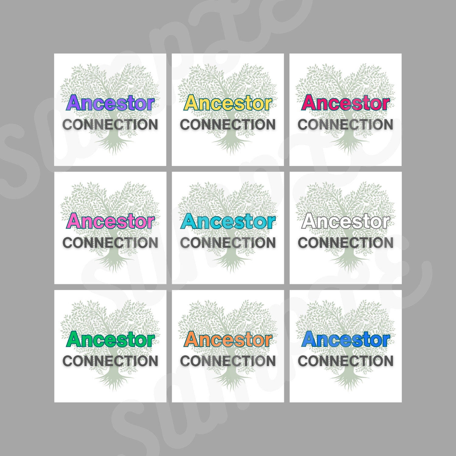 Organise Digital Family Trees With Original Ancestor Connection Icons ...