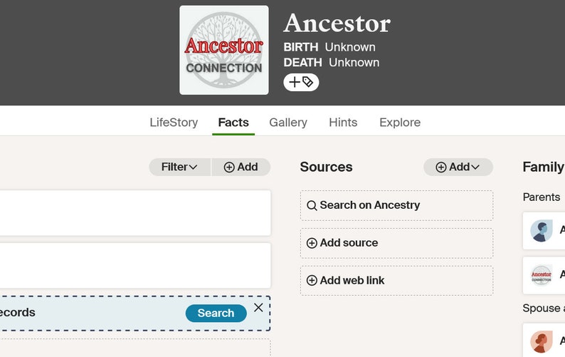 Organise Digital Family Trees With Original Ancestor Connection Icons ...