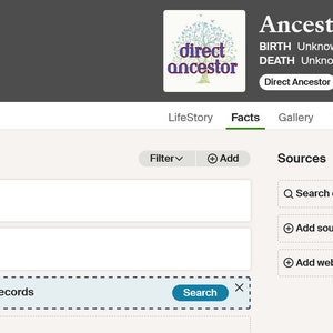 Organise Digital Family Trees With Original Direct Ancestor Icons ...