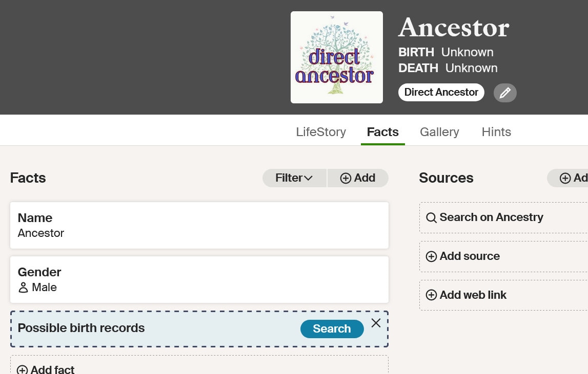 Organise Digital Family Trees With Original Direct Ancestor Icons ...