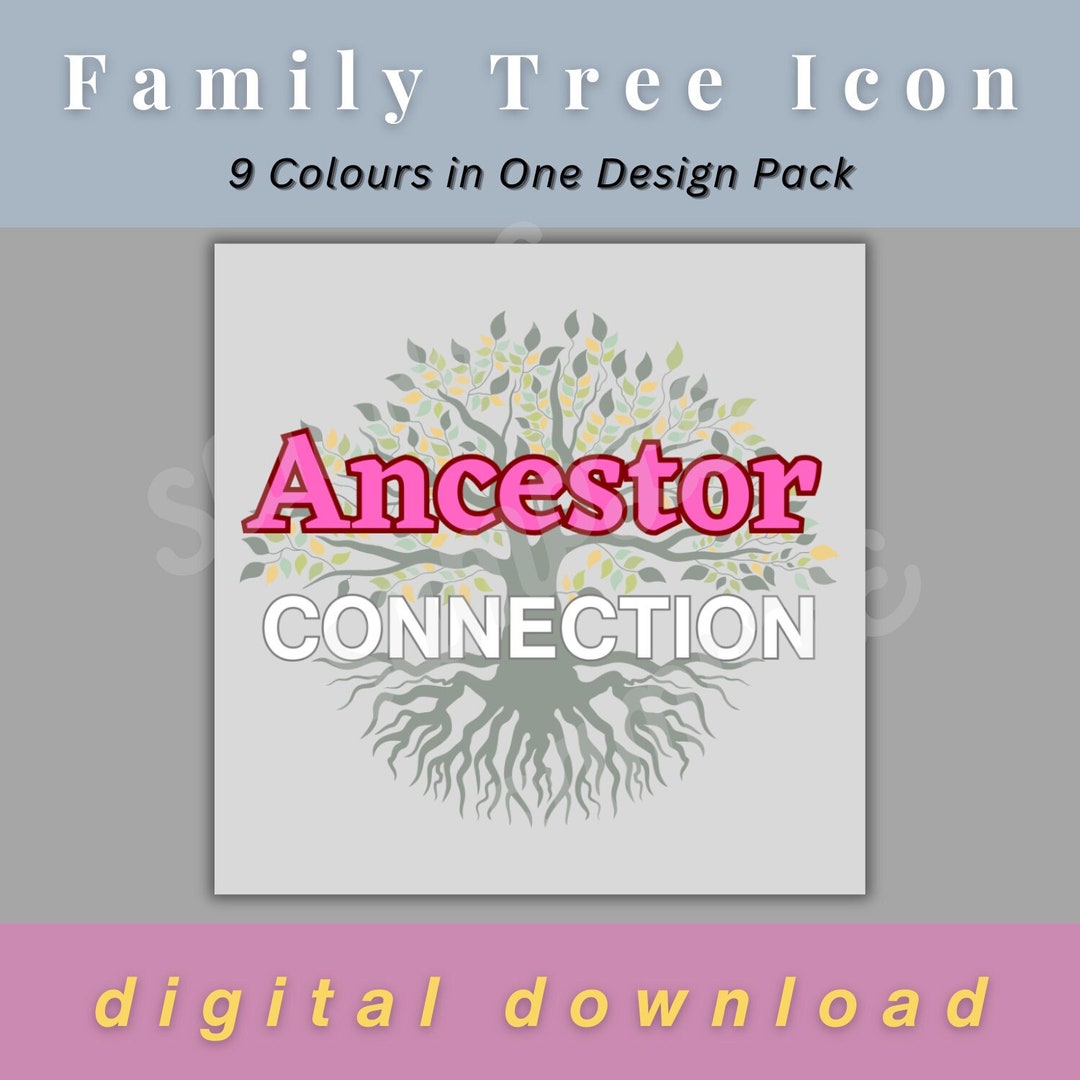 Organise Digital Family Trees With Original Ancestor Connection Icons ...