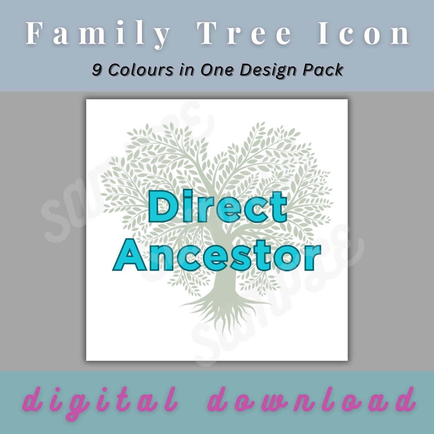 Organise Digital Family Trees With Original Direct Ancestor Icons ...