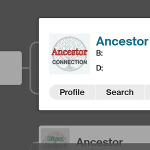 Organise Digital Family Trees With Original Ancestor Connection Icons ...