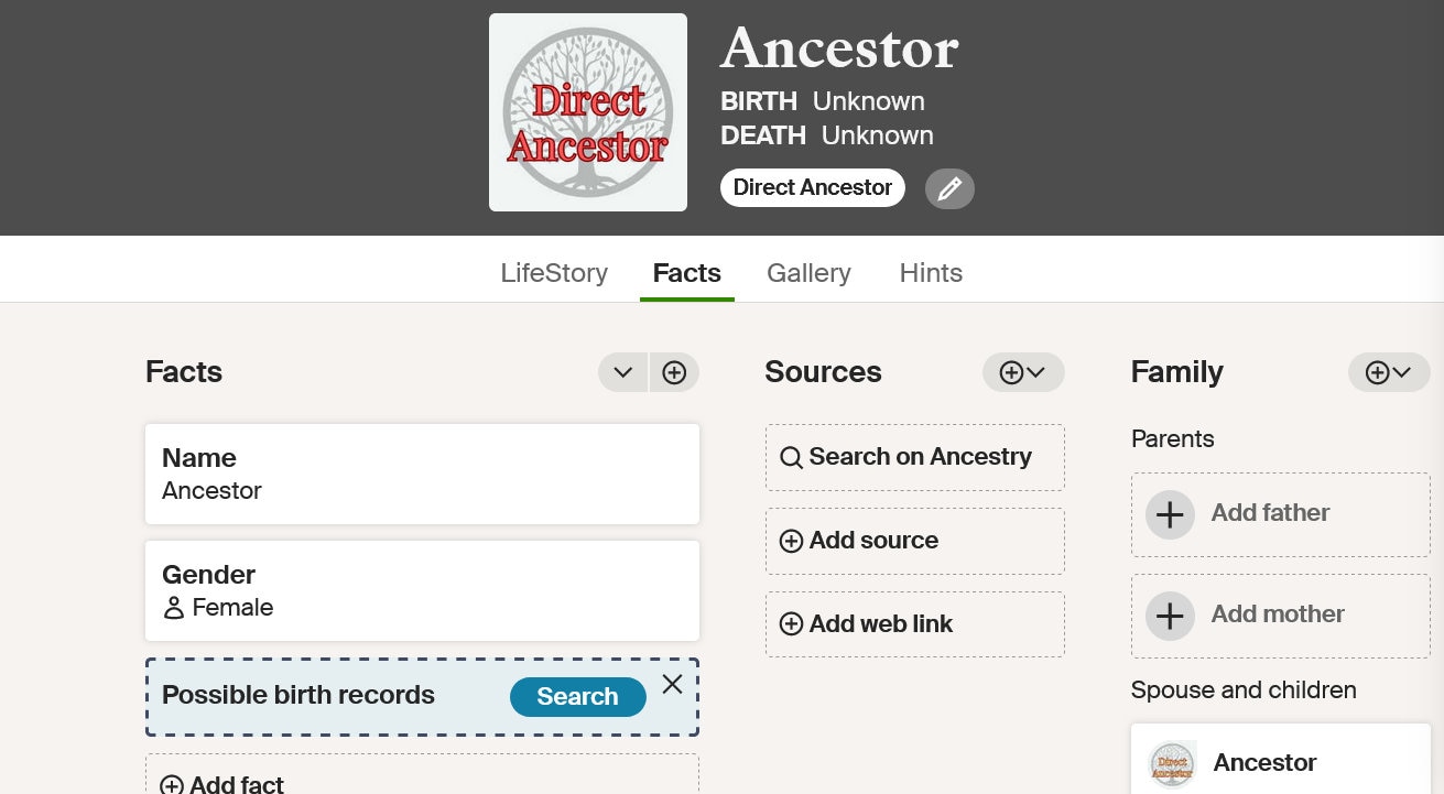 Organise Digital Family Trees With Original Direct Ancestor Icons ...