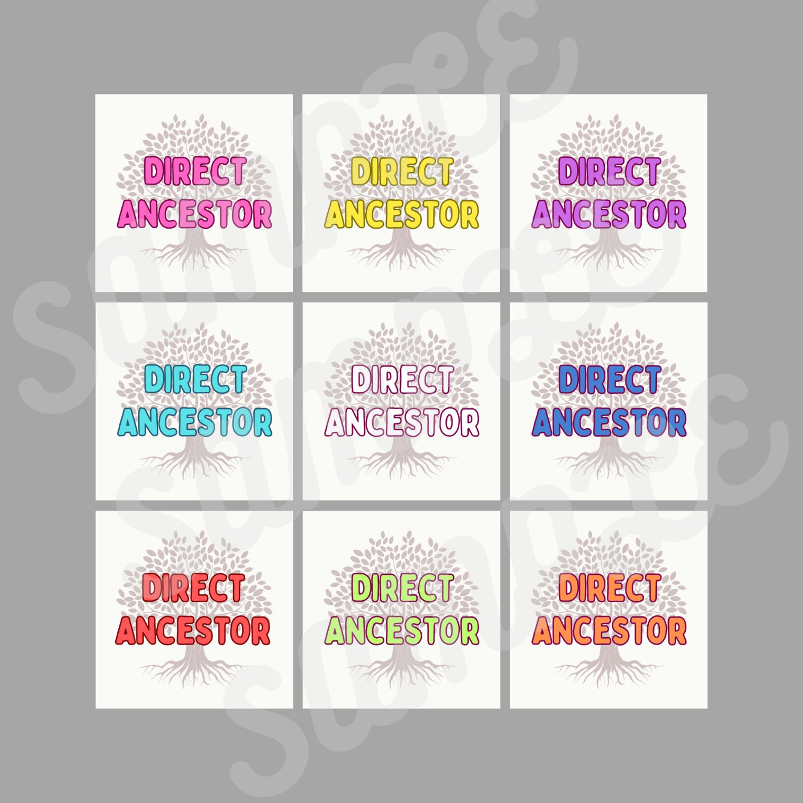 Organise Digital Family Trees With Original Direct Ancestor Icons ...