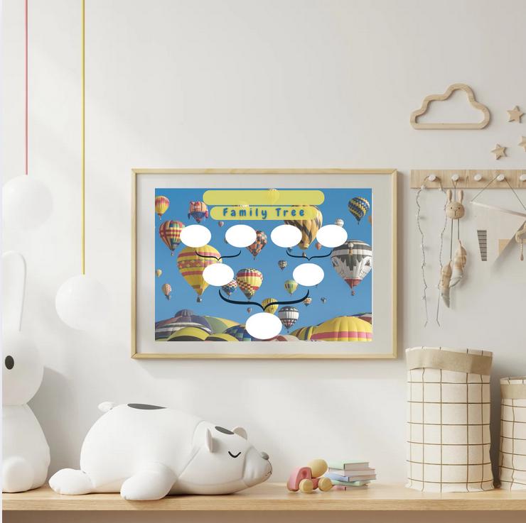 Kids Family Tree Design 8 | Printable A3 & A4 Charts | Fun School ...