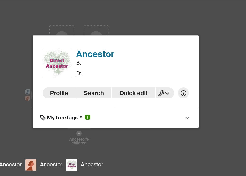 Organise Digital Family Trees With Original Direct Ancestor Icons ...