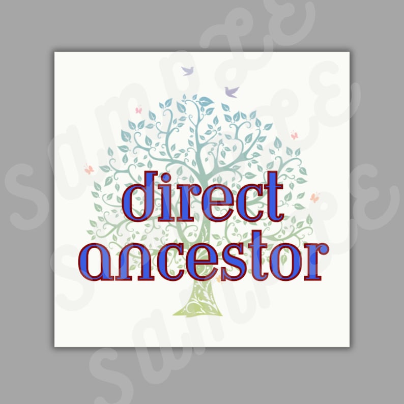 Organise Digital Family Trees With Original Direct Ancestor Icons ...