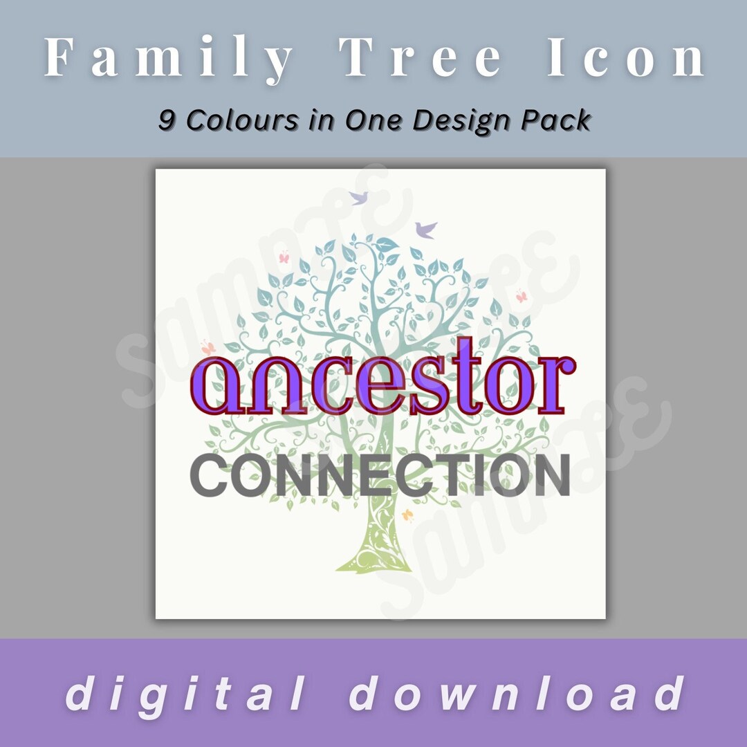 Organise Digital Family Trees With Original Ancestor Connection Icons ...