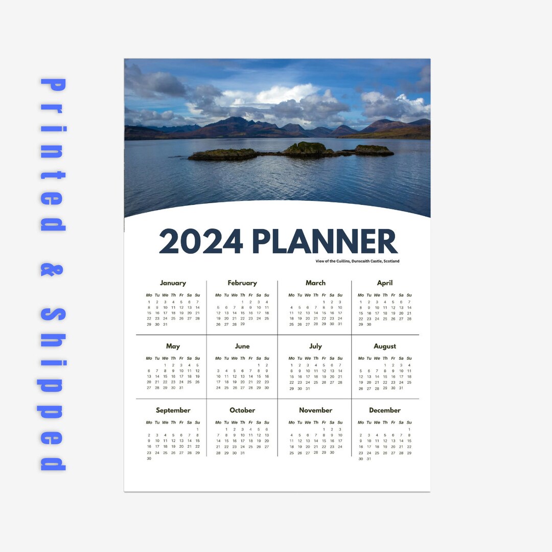 2024 Photo Calendar 5 Year at a Glance Print Printed and - Etsy