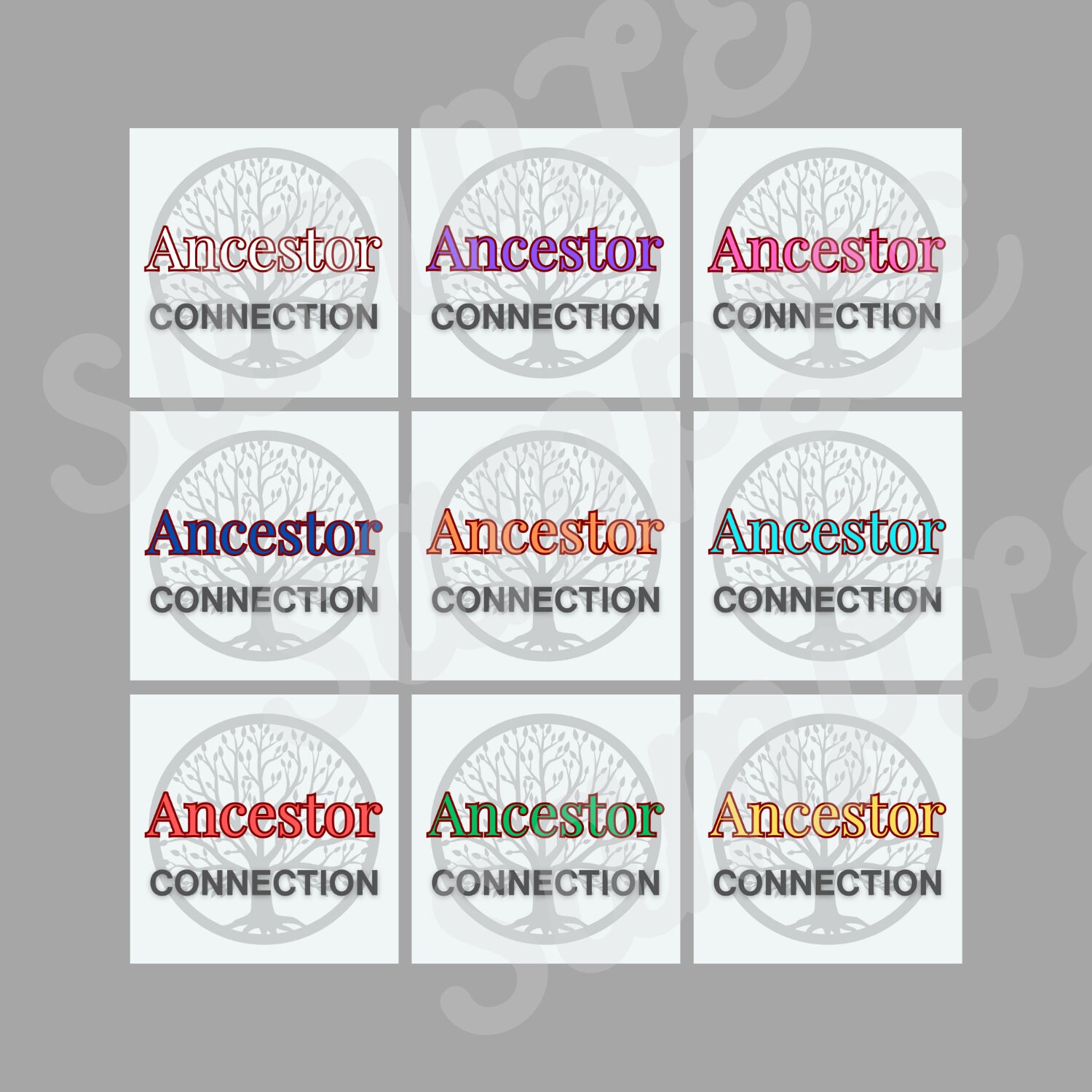Organise Digital Family Trees With Original Ancestor Connection Icons Design 1 | Images Designed ...