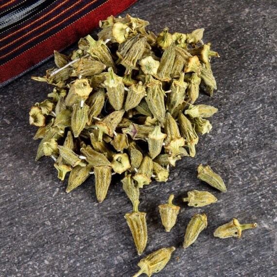 Okra Dried Gombo Organic and Natural Dried Okra Sun Dried - Etsy