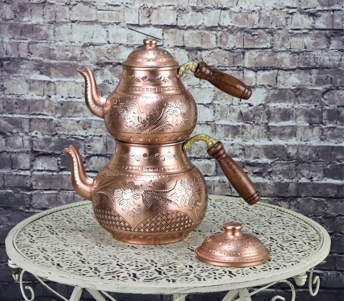 Handcrafted Copper Teapot Forged Copper Kettle Handmade Tea | Etsy