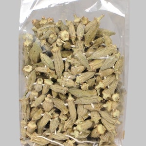Okra Dried Gombo Organic and Natural Dried Okra Sun Dried - Etsy