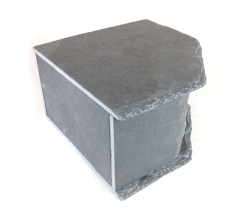 LARGE Corner SLATE Cave for Aquarium Fish Tank or Reptile Vivarium ...
