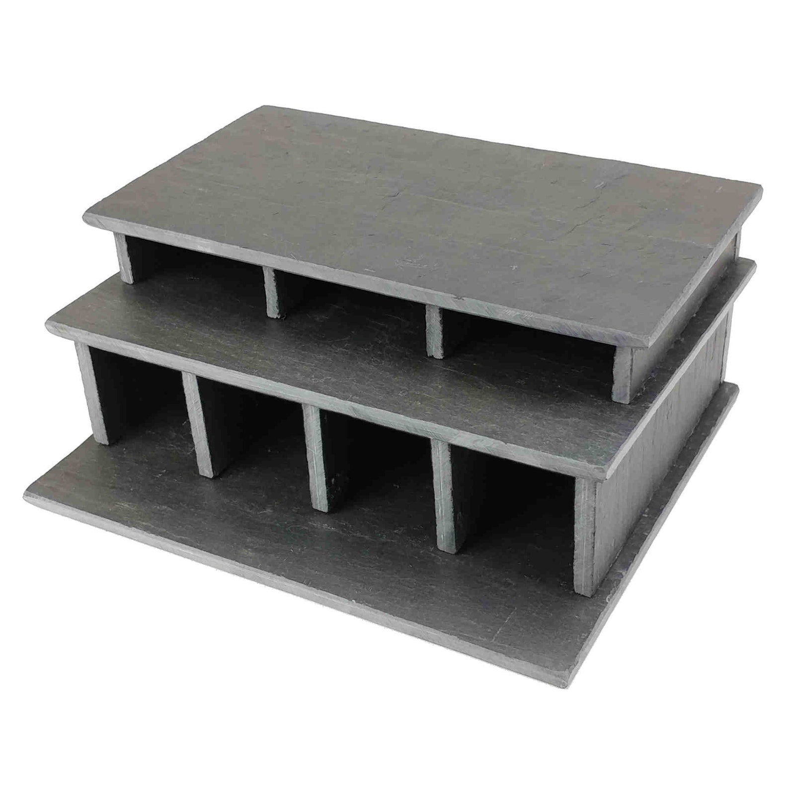 Aquarium Slate Pleco Cave, Natural Stone Rock for Fish Tank or Reptile ...