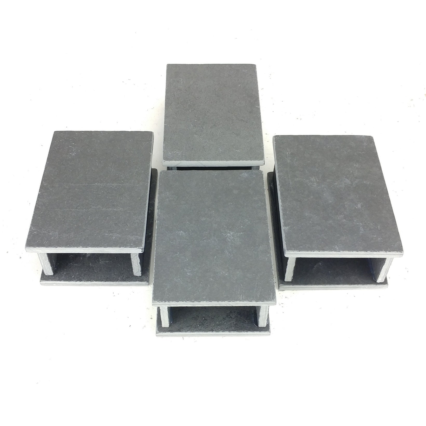 4 Aquarium Slate Tunnel Caves, Natural Stone Rock for Fish Tank or ...
