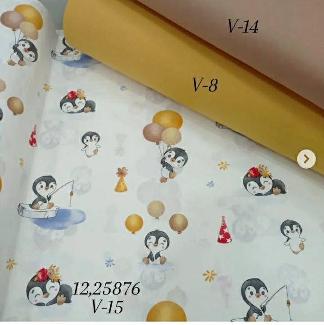 Cute Penguins Duvet Cover for Boys Girls 100% Organic Cotton Baby ...