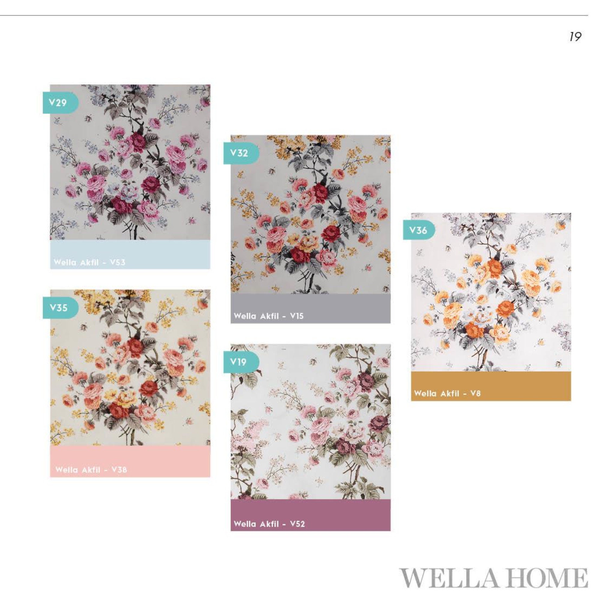 Floral Colorful Cotton Bedding Set Duvet Cover, Flat Sheet, Fitted ...