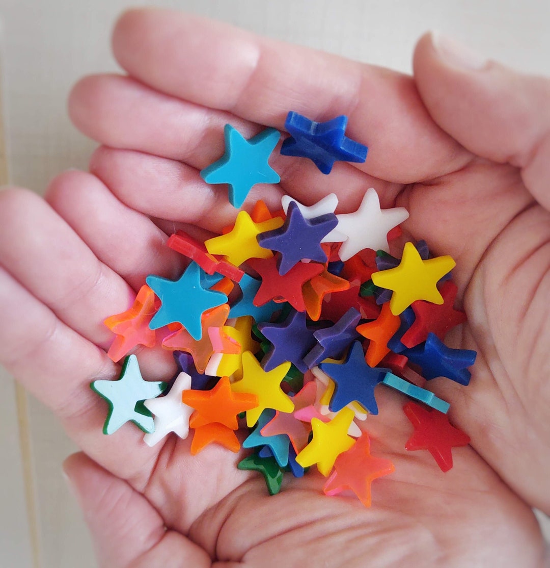 54 Medium Stars Acrylic Confetti - Etsy