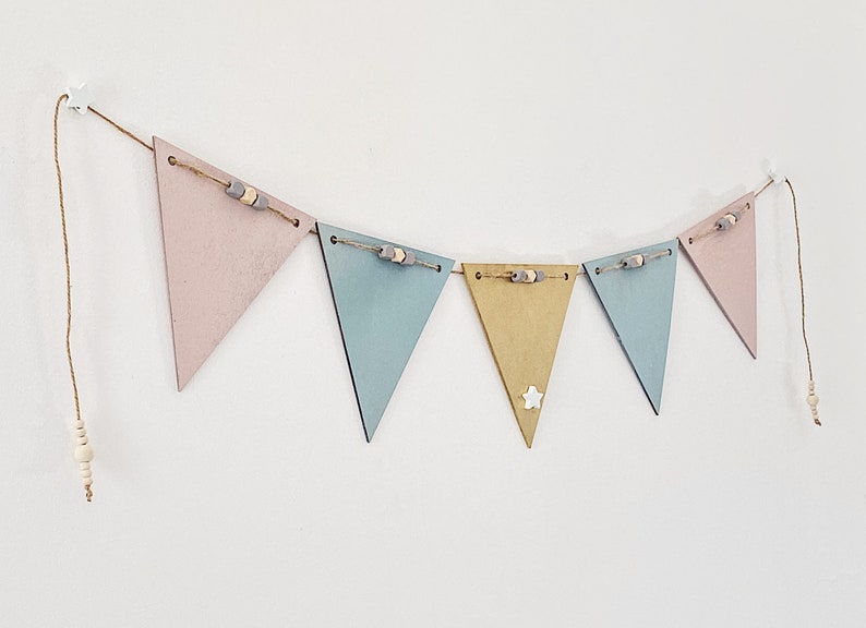 Pink Flag Bunting - Etsy