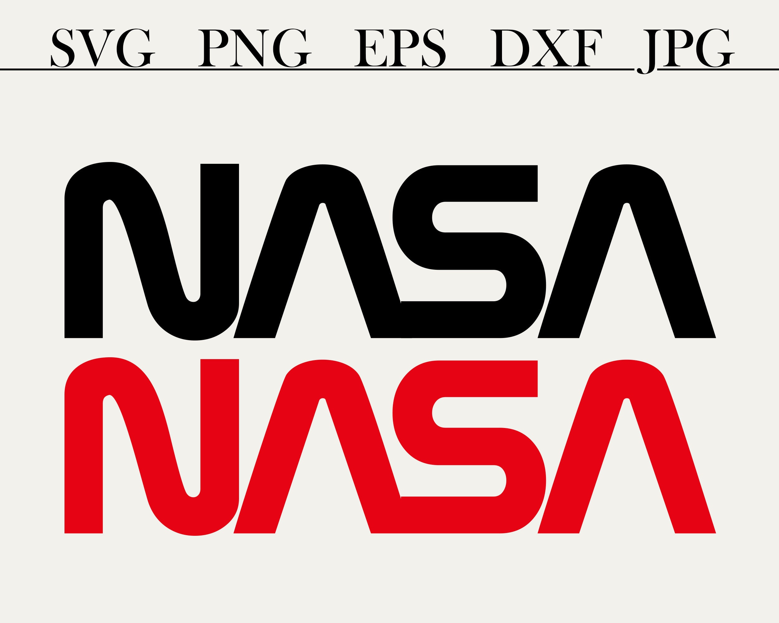 NASA Logo SVG Bundle NASA Logos Cutting Files Svg Cut File | Etsy