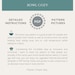 Instant DOWNLOAD, PRINTABLE PDF File Bowl Cozy Detailed Instructions ...