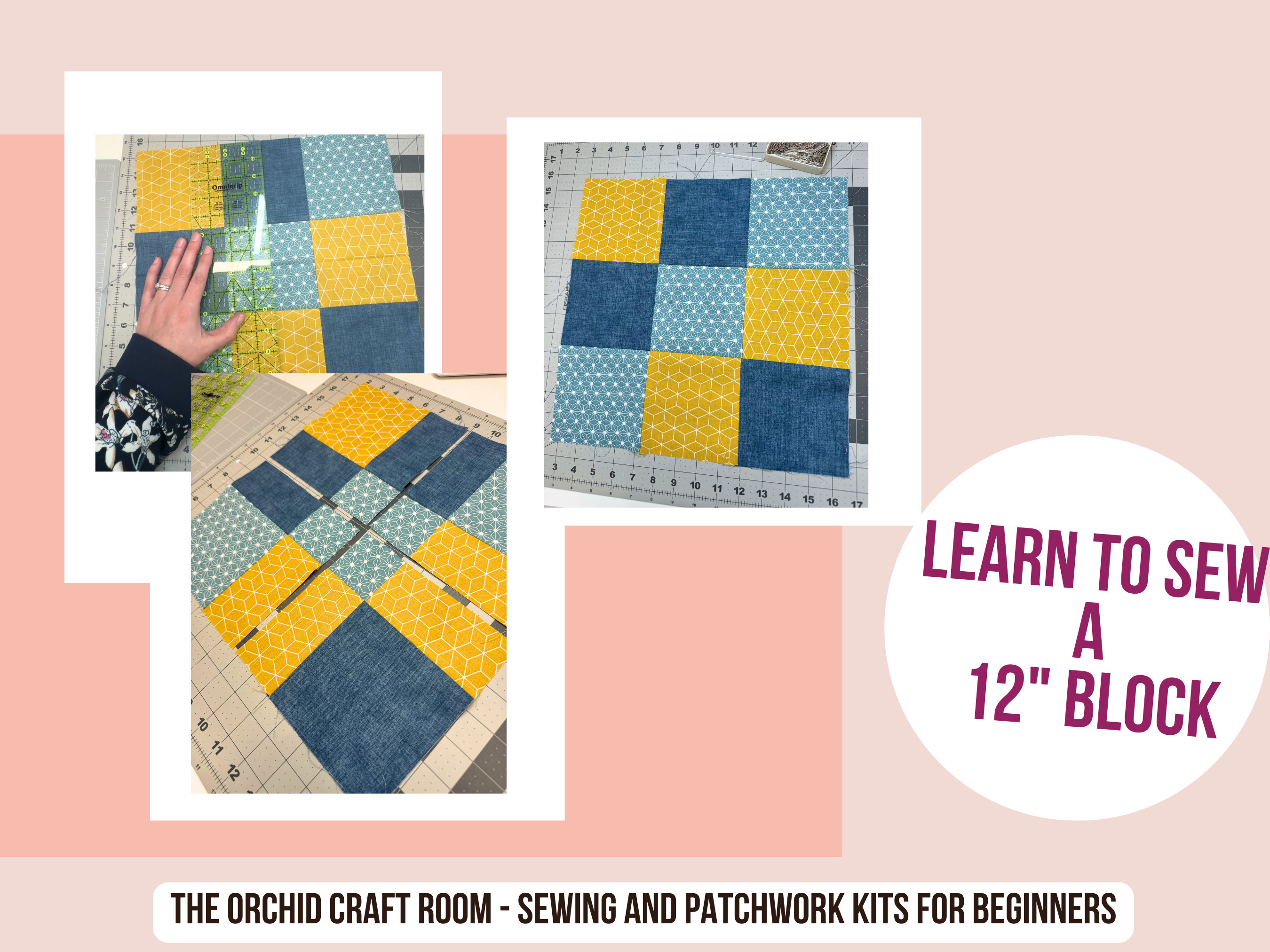 Quilt Block Pattern for Beginners, Disappearing 9 Patch Quilt Block ...