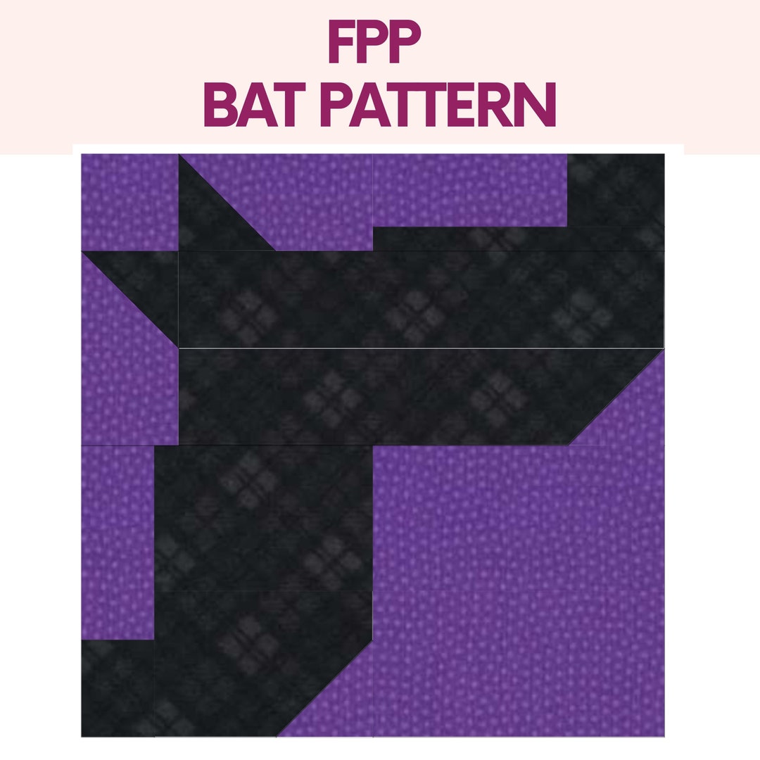 Halloween Quilt Pattern, Pattern for Halloween Quilt, Halloween Quilt Block, Halloween FPP ...