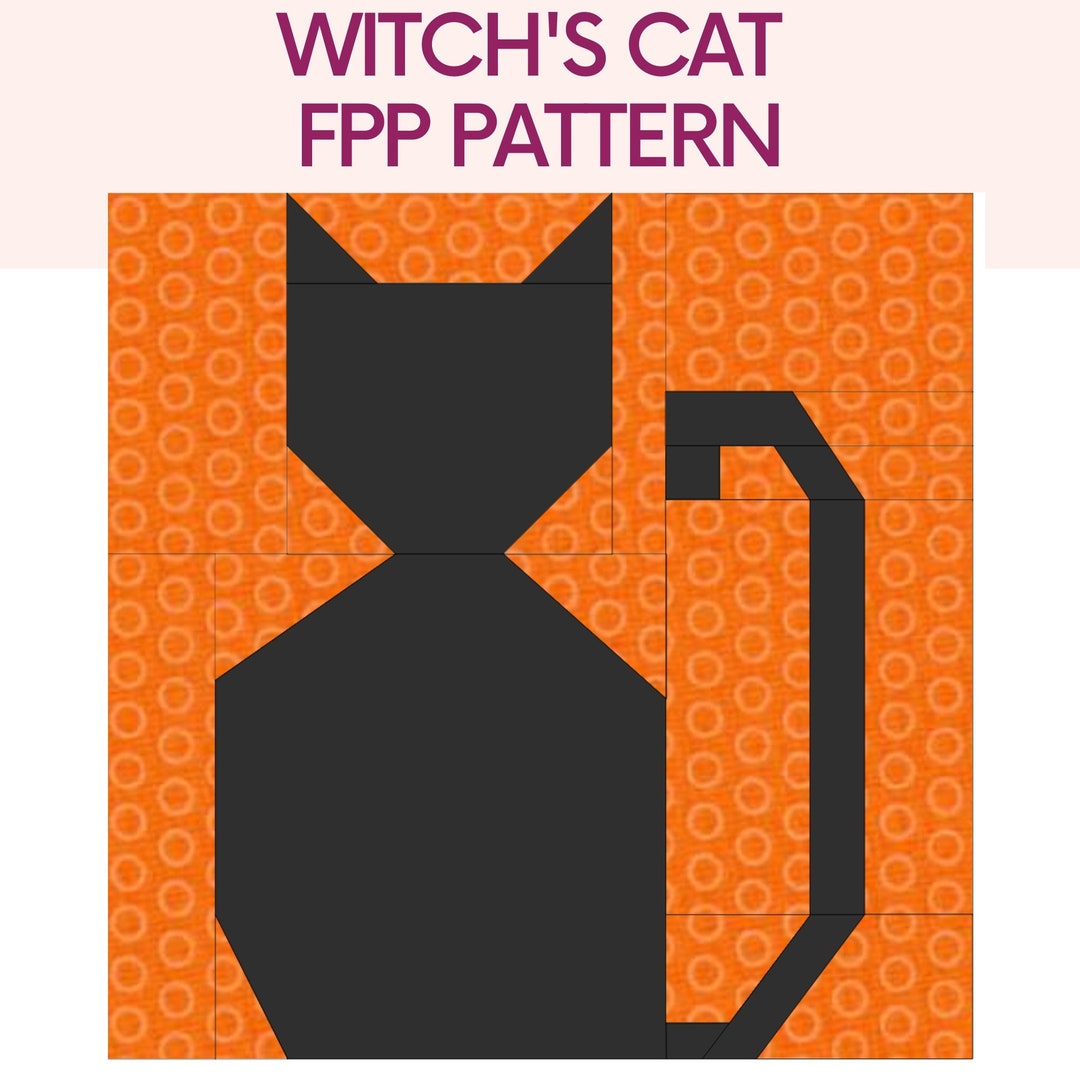 Foundation Paper Piecing Pattern, Halloween Foundation Paper Piecing ...