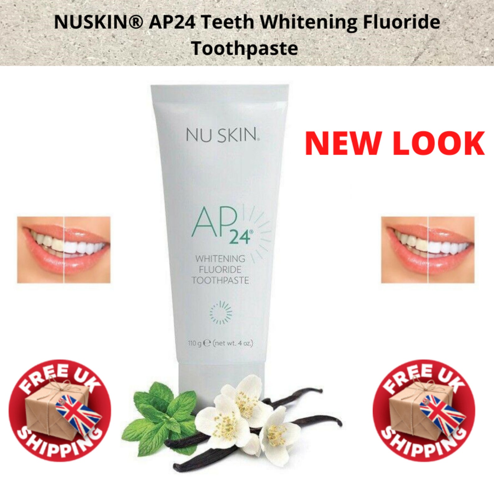 AP 24 WHITENING TOOTHPASTE Nu Skin Ap 24 Teeth Whitening - Etsy