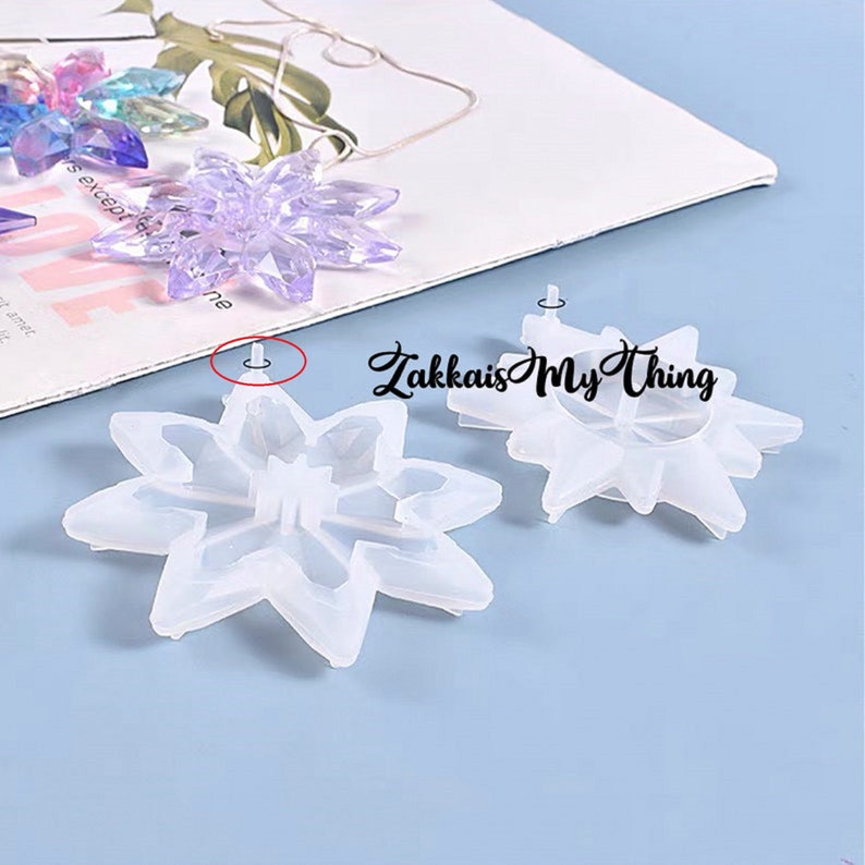 Snowflake Resin Molds Snowflake Silicone Mold Resin - Etsy