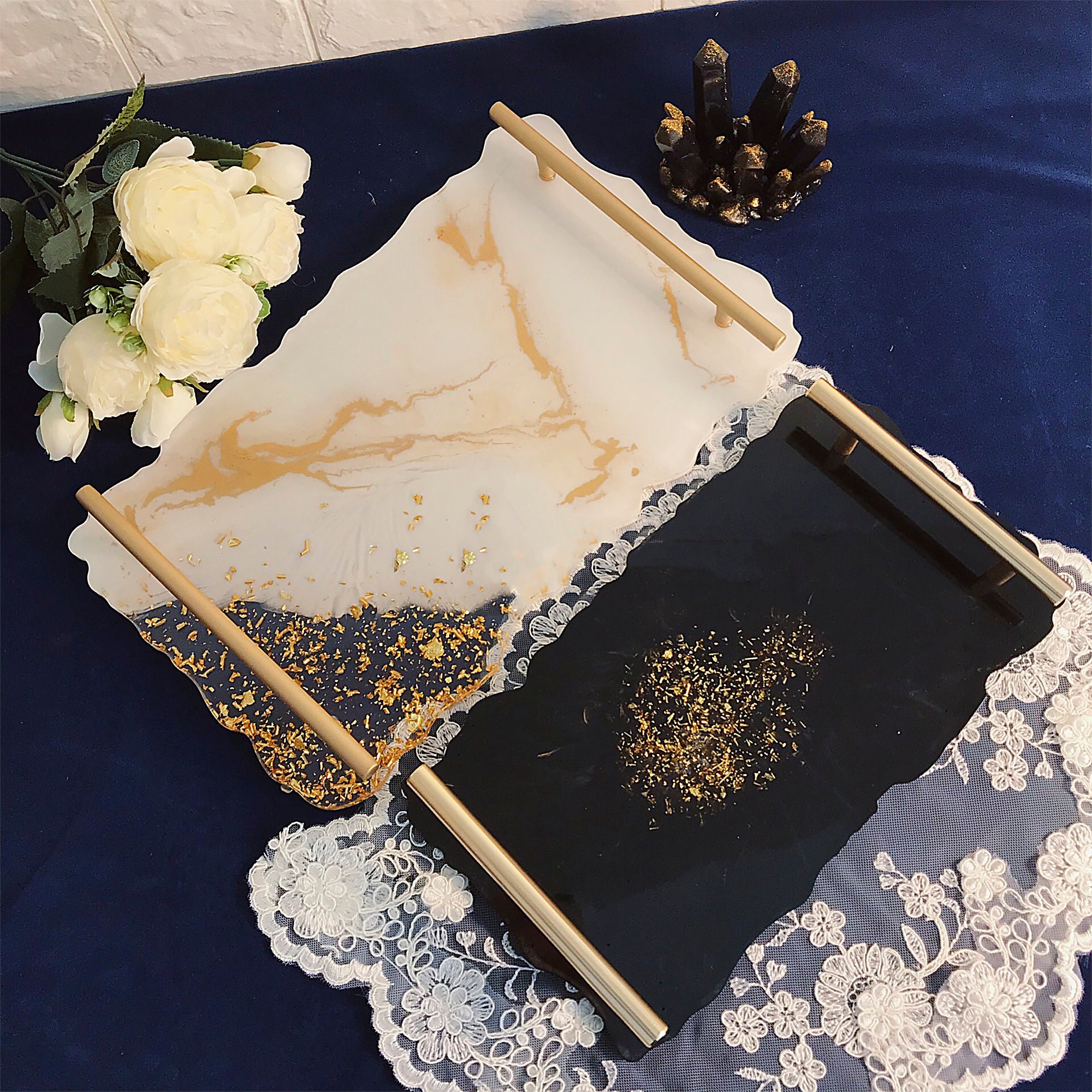 Silicone Mold Tray Resin Moldrolling Tray Moldgeode Agate | Etsy