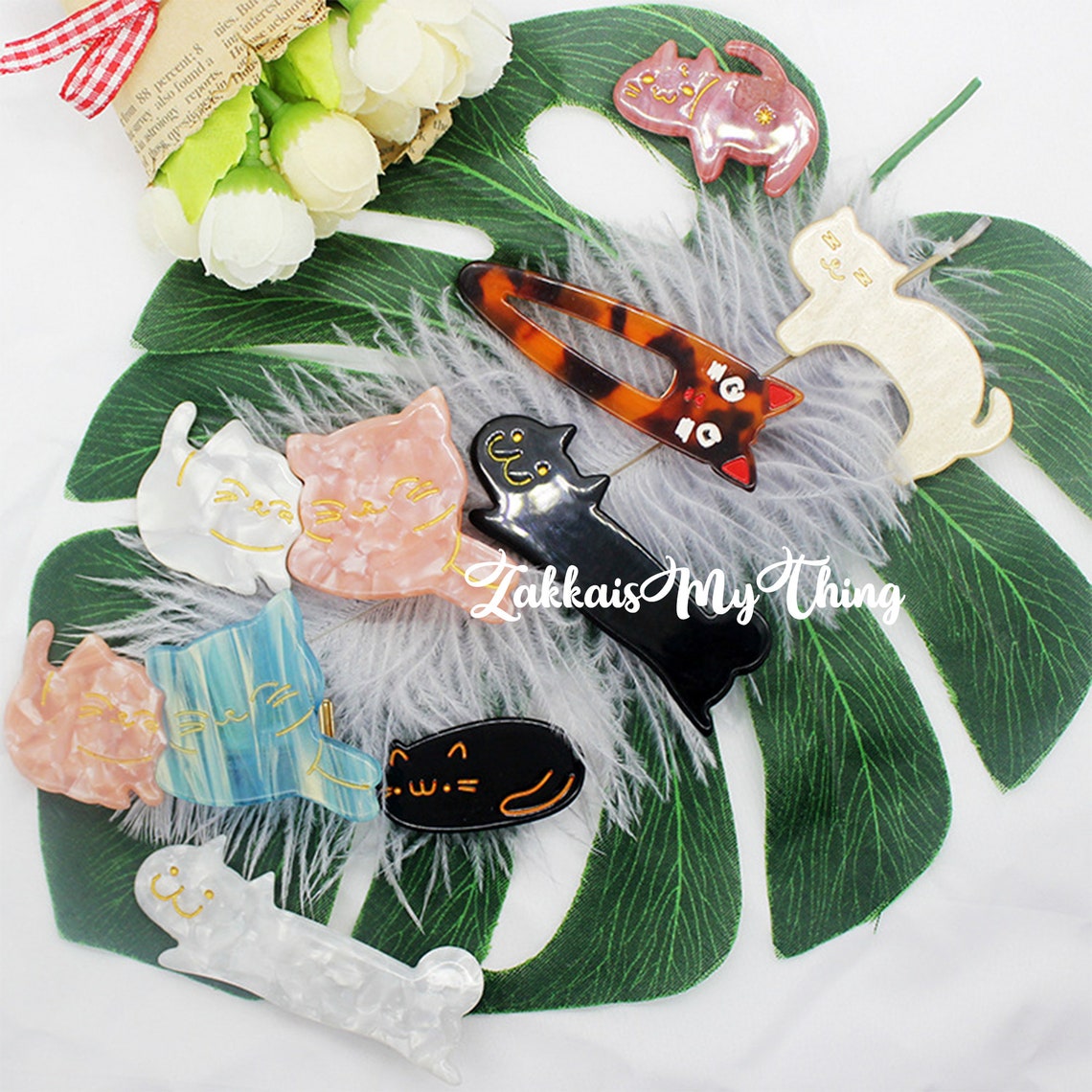 Cat Barrette Moldsilicone Mold for Resinhair Clipscat Hair - Etsy