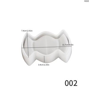 Storage Plate Mold for Resin Concrete Cement Gypsum Clay Plaster Craft ...