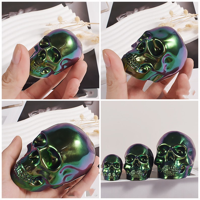 Skull Resin Molds, Skull Resin Mould, Skull Silicone Mold for Resin ...
