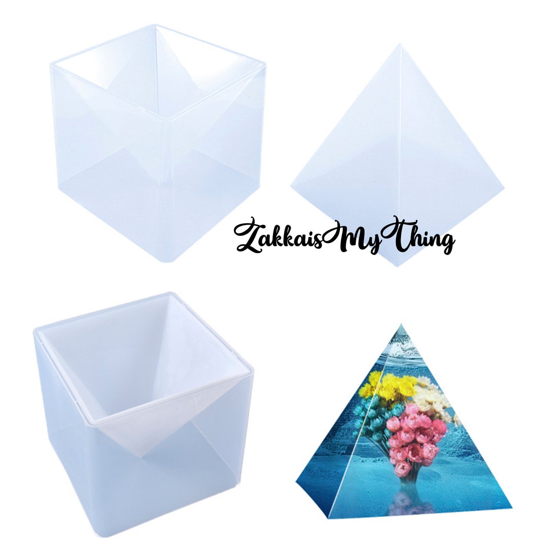 Large 15cm Pyramid Resin Molds, Silicone Mold for Pyramid, Big Pyramid ...