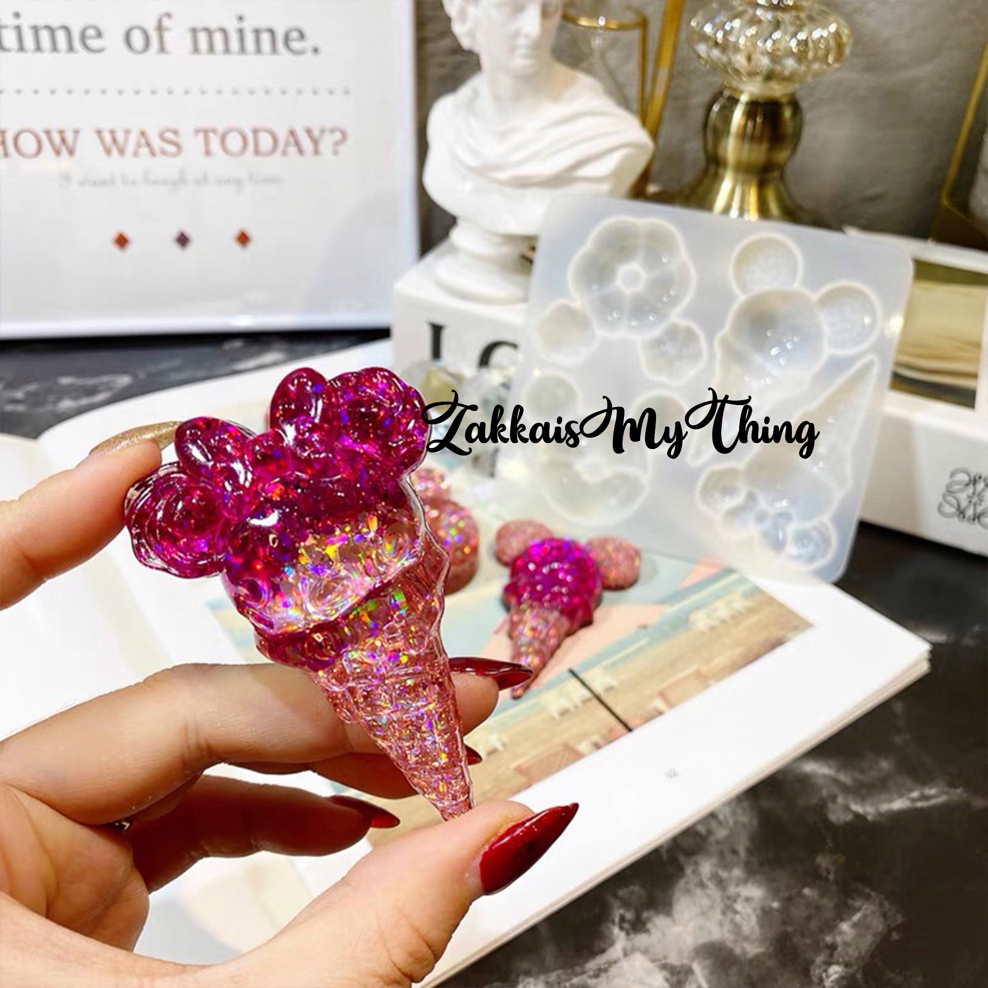 Mickey Head Silicone Mold, Keychain, Ice Cream, Tag Resin - Etsy
