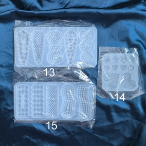 Barrette Resin Molds, Hair Clip Silicone Mold for Resin, Hair Clip Mold ...