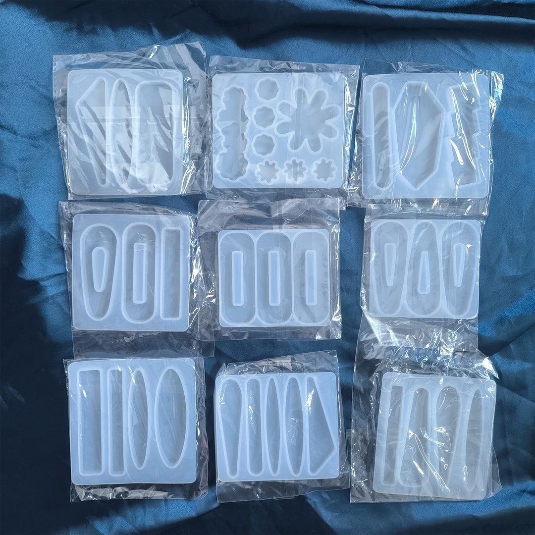 Barrette Resin Molds, Hair Clip Silicone Mold for Resin, Hair Clip Mold ...