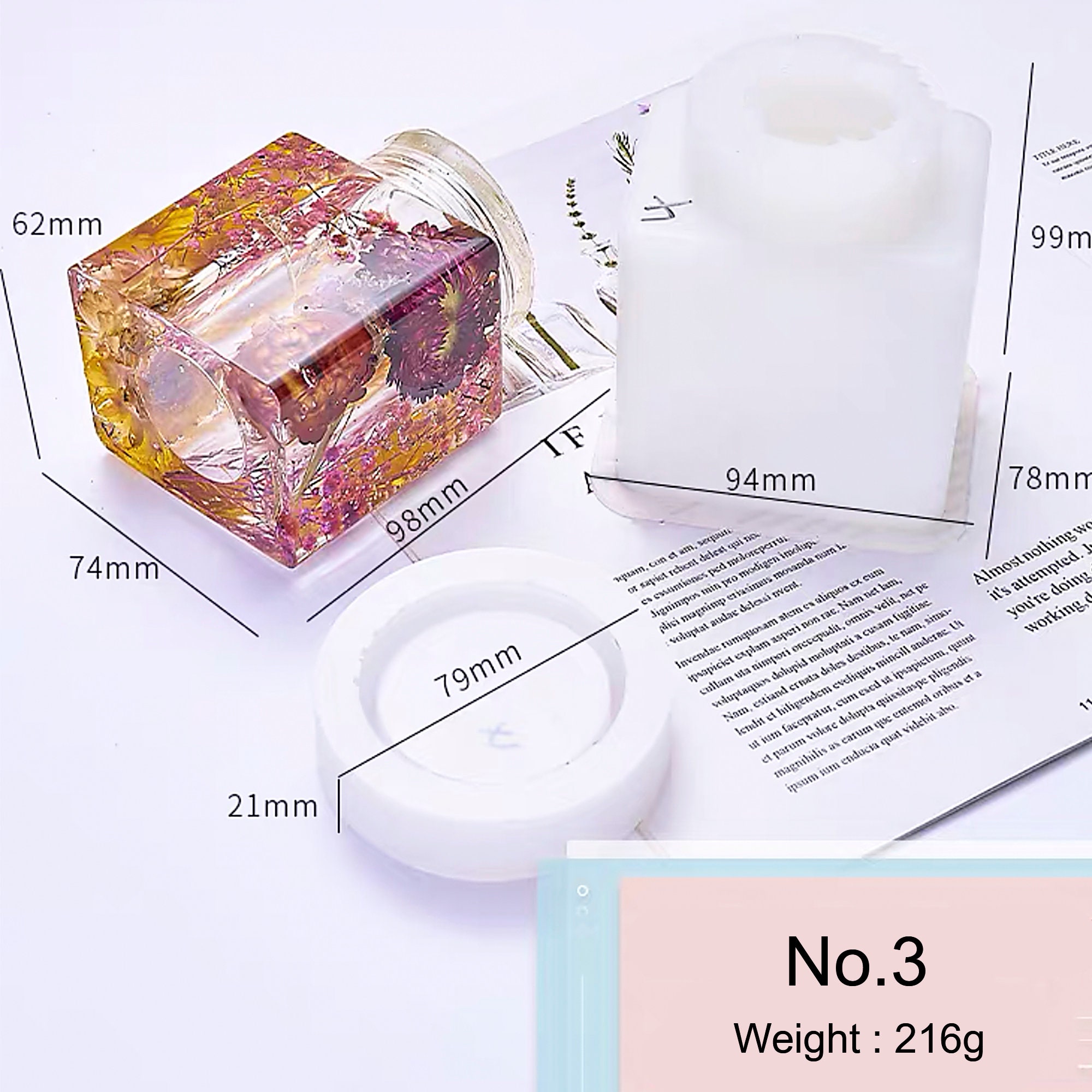 Resin Mold Silicone Storage Jar MoldContainer MoldResin Jar | Etsy