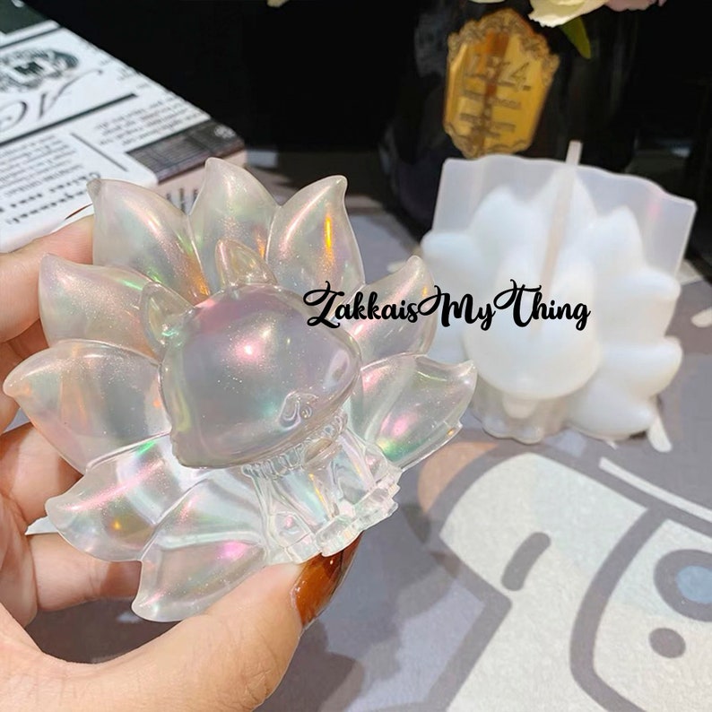 Fox Resin Molds Nine-tailed Fox Silicone Mold Resin Fox - Etsy