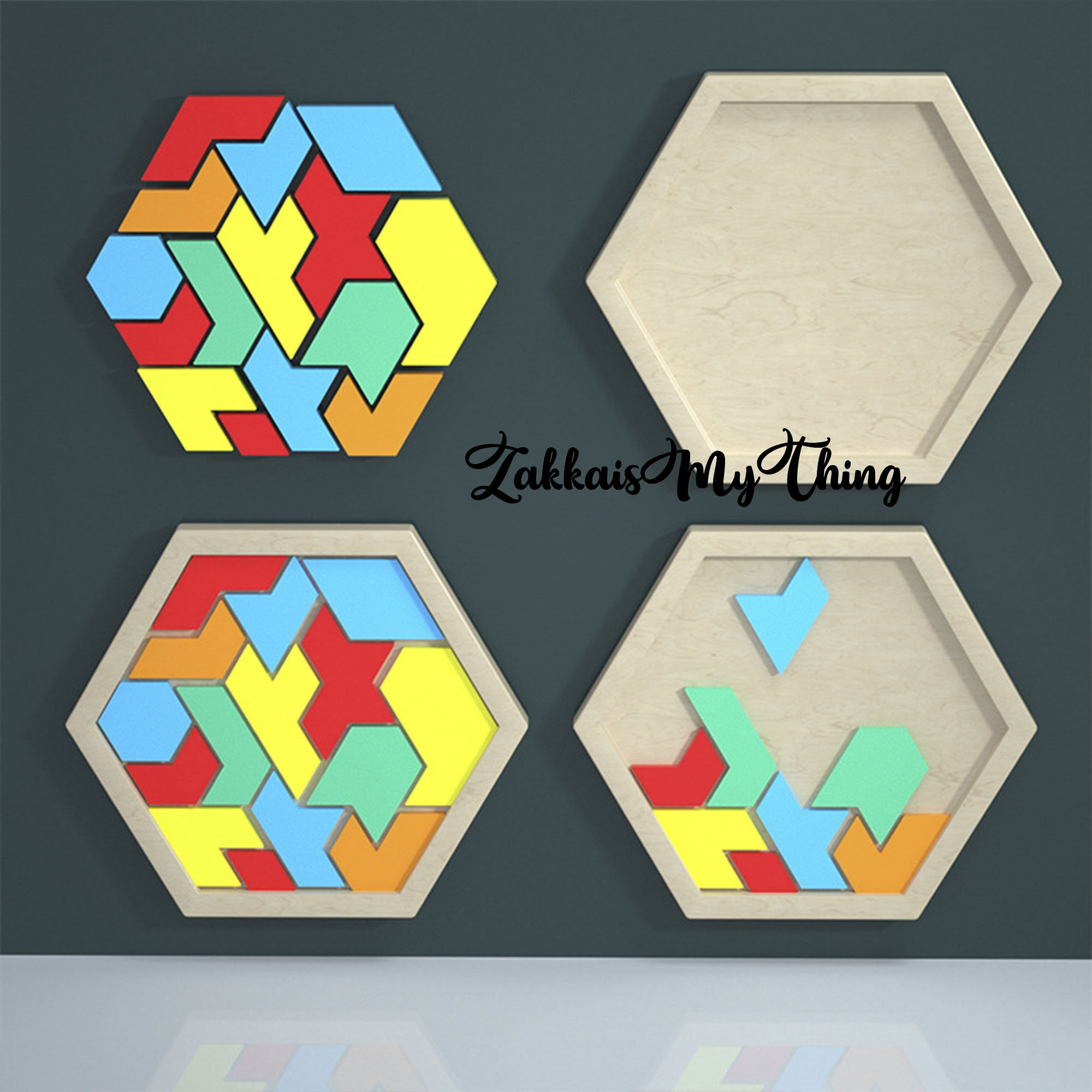 Seven-piece Puzzle Silicone Mold Set, DIY Epoxy Board Game - Etsy
