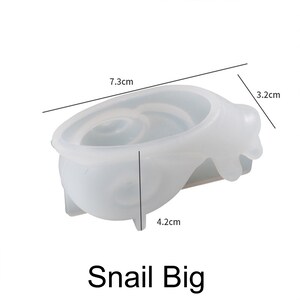 Snail Mold Resin, Small Snail Resin Molds, Snail Silicone Mold for ...