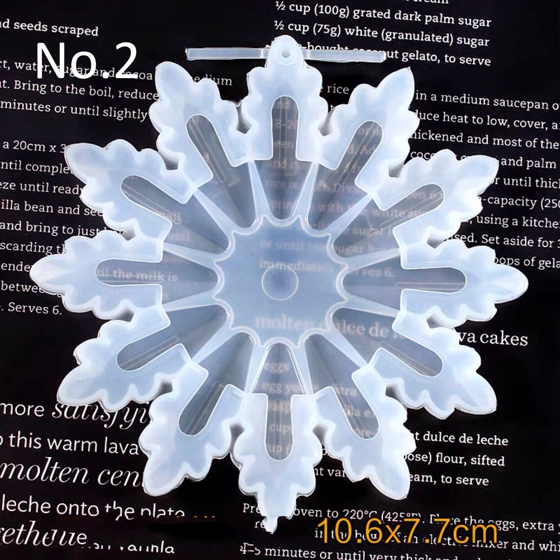 Snowflake Resin Molds Snowflake Silicone Mold Resin - Etsy