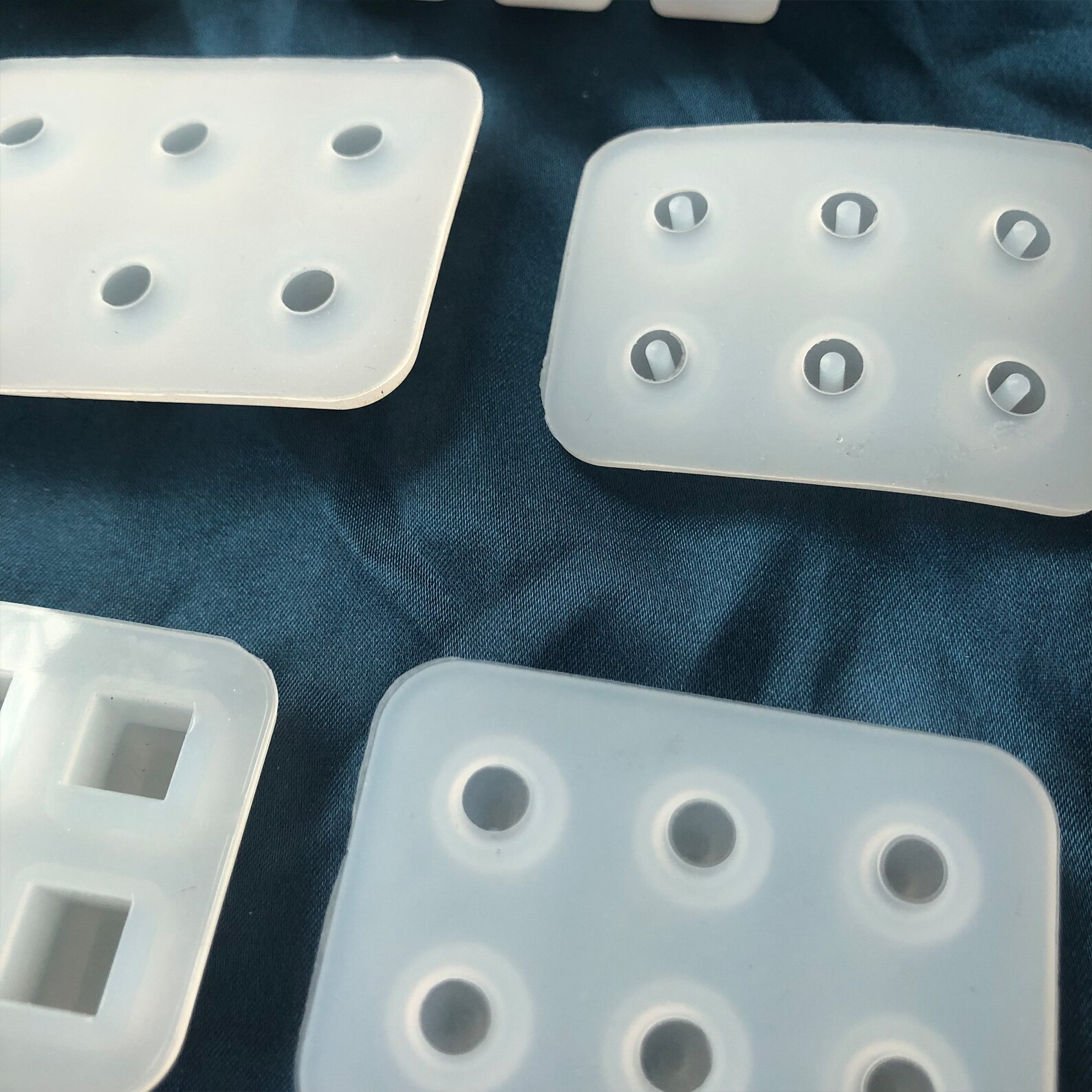 Bead Resin Mold, Bead Silicone Mold for Resin Clay Plaster Soap, Round ...