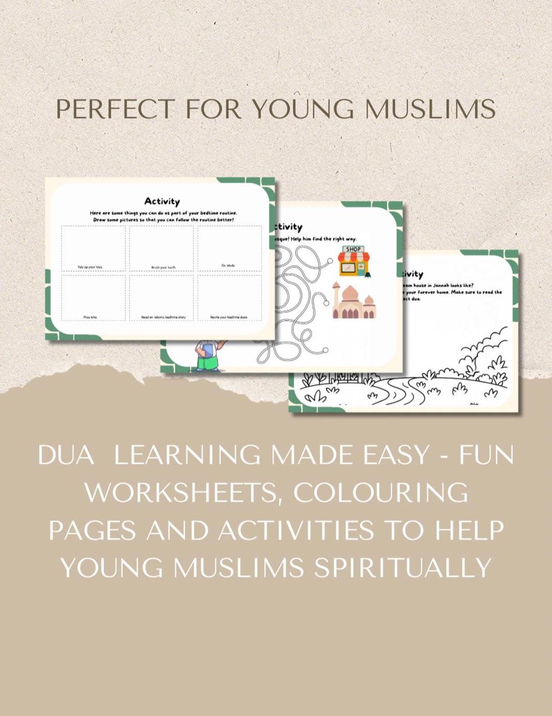 My Very First Muslim Dua Book – Islamic Activity Book for Kids ...