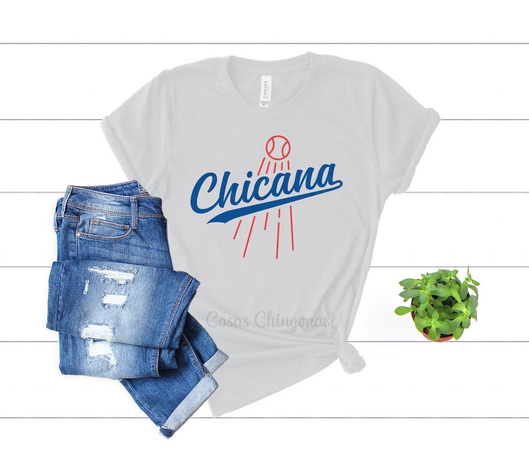 Chicana Shirt, Chicana Baseball T-shirt, Chicana White Top, Unisex Fit ...