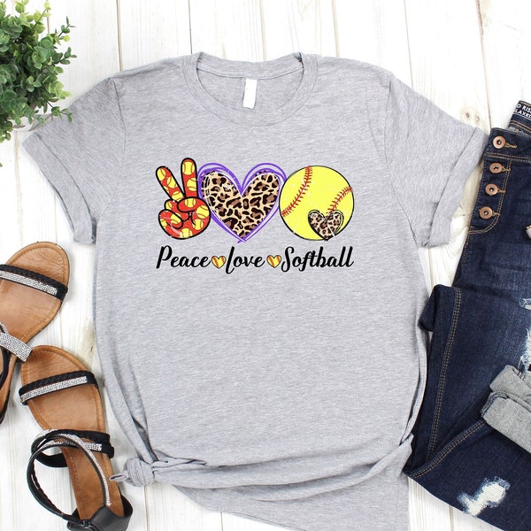 I Love Softball - Etsy