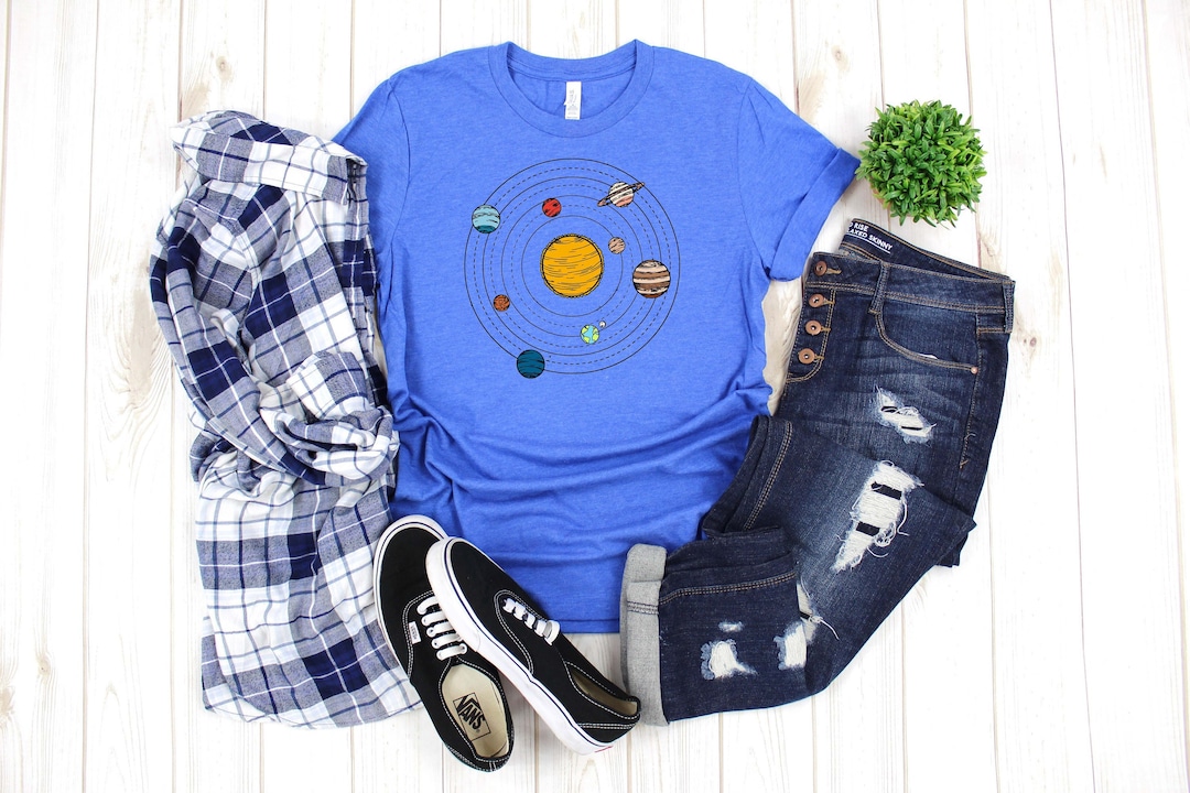 Galaxy Shirt Solar System Planets T-shirt Astronomy Astronaut Outfit ...